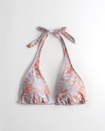 Women's Shine Triangle Bikini Top | Women's Swimwear | HollisterCo.com