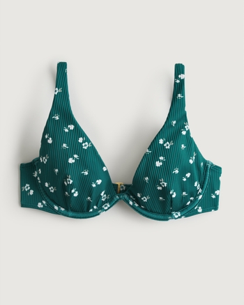Women's High Apex Ribbed Underwire Bikini Top | Women's | HollisterCo.com