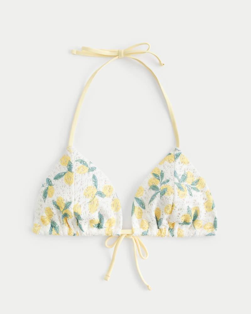Women's Crochet String Triangle Bikini Top | Women's New Arrivals ...