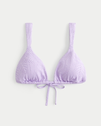 Women's Tapered Jacquard Triangle Bikini Top | Women's New Arrivals ...