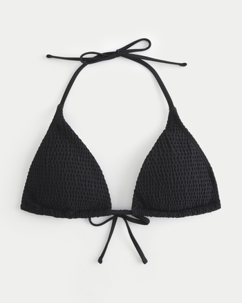 Women's Smocked Multi-Way String Triangle Bikini Top | Women's ...