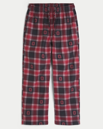 Men's The Ohio State University Buckeyes Graphic Flannel Pants | Men's ...