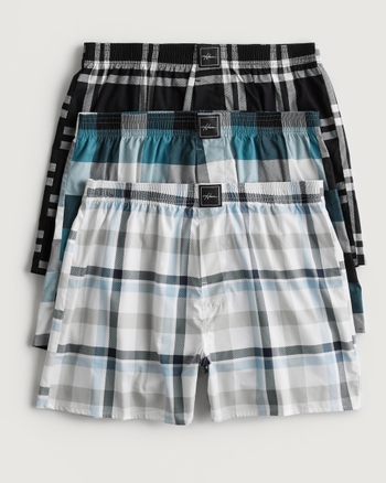 Men's Woven Boxer 3-Pack | Men's Clearance | HollisterCo.com