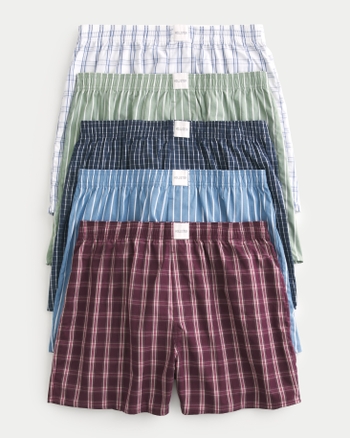 Men's Woven Boxer 5-Pack | Men's Accessories | HollisterCo.com