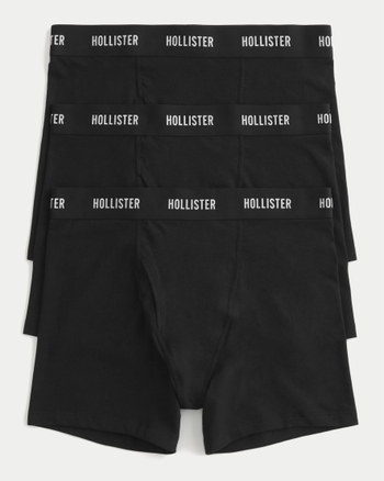 Men's Longer-Length Fly Front Boxer Briefs 3-Pack | Men's Underwear ...