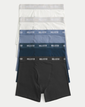 Men's Longer-Length Fly Front Boxer Briefs 5-Pack | Men's Underwear ...