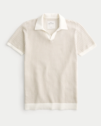 Men's Short-Sleeve Sweater Polo | Men's Up To 50% Off Select Styles ...
