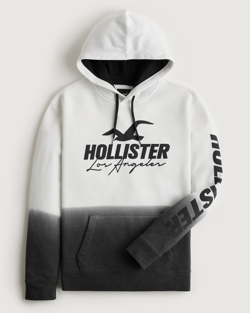 Men's Logo Graphic Hoodie | Men's Tops | HollisterCo.ca