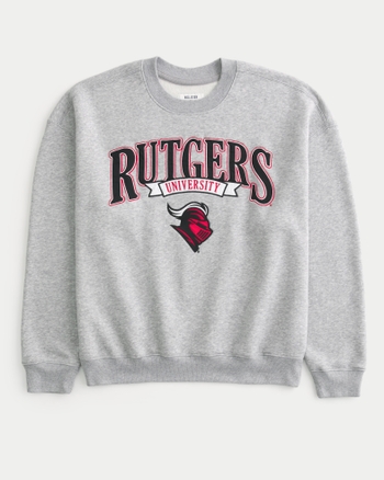 Men's Boxy Rutgers University Graphic Crew Sweatshirt | Men's Graphics ...