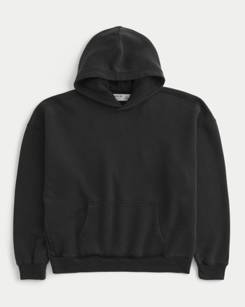 Men's Boxy Washed Hoodie | Men's Fall Fit Check | HollisterCo.com