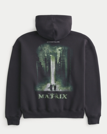 Men's Boxy The Matrix Graphic Hoodie | Men's Clearance | HollisterCo.com