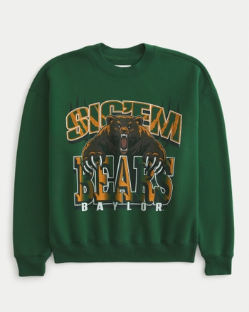 Men's Boxy Baylor University Bears Graphic Crew Sweatshirt | Men's ...