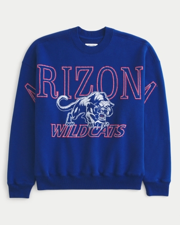 Men's Boxy University of Arizona Wildcats Graphic Crew Sweatshirt | Men ...