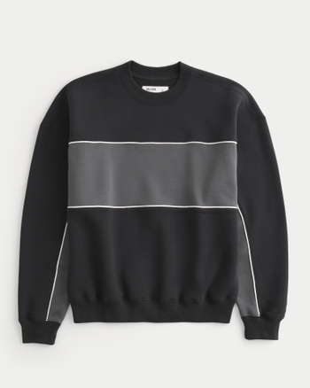 Men's Boxy Colorblock Crew Sweatshirt | Men's New Arrivals ...