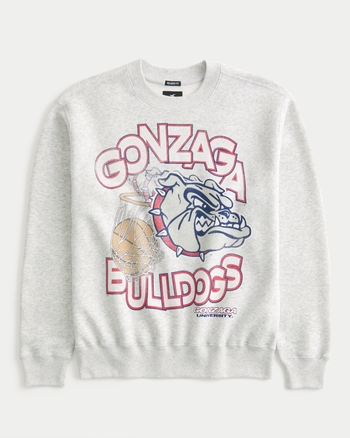 Men's Relaxed Gonzaga Bulldogs Graphic Crew Sweatshirt | Men's ...