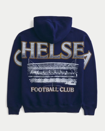 Men's Chelsea Football Club Graphic Zip-Up Hoodie | Men's Graphics Shop ...