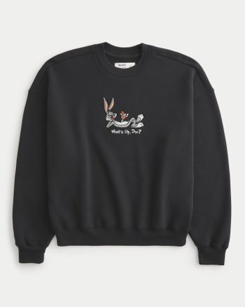 Men's Baggy Cinch Bugs Bunny Graphic Crew Sweatshirt | Men's Graphics ...