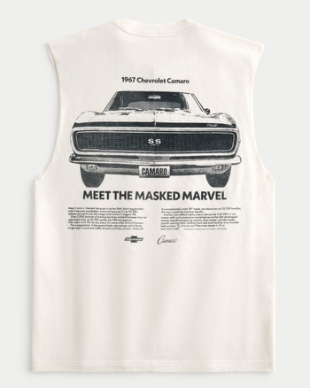Autumn Rotation Relaxed Chevrolet Camaro Graphic Cutoff Tank | Autumn ...