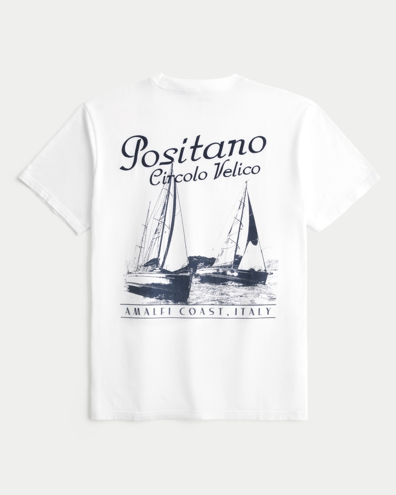 Men's Relaxed Positano Italy Graphic Tee | Men's Tops | HollisterCo.com