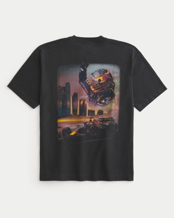 Men's Boxy Heavyweight Oracle Red Bull Racing Graphic Tee | Men's ...