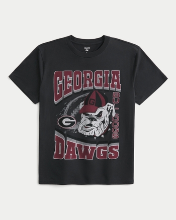 Women's Georgia Bulldogs Graphic Tee | Women's Tops | HollisterCo.com