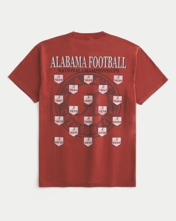 Men's Relaxed Alabama Crimson Tide Football Graphic Tee | Men's Tops ...