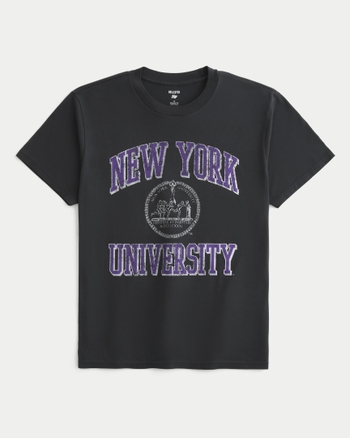 Men's Relaxed New York University Graphic Tee | Men's Clearance ...