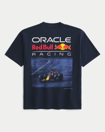 Men's Boxy Heavyweight Oracle Red Bull Racing Graphic Tee | Men's Sale ...