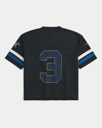 Men's Boxy Crop Westside Mustangs Graphic Jersey | Men's Clearance ...