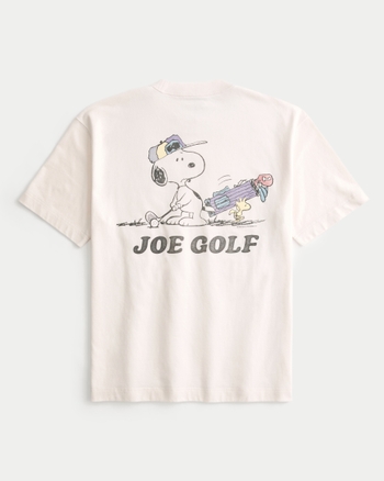 Men's Boxy Heavyweight Snoopy Golf Graphic Tee | Men's Tops ...