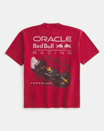 Men's Boxy Heavyweight Oracle Red Bull Racing Graphic Tee | Men's Sale ...