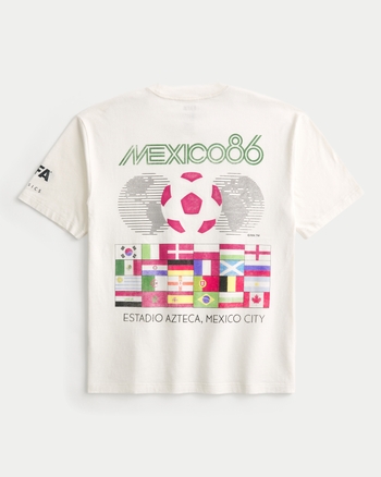 Men's Boxy FIFA World Cup Mexico 1986 Graphic Tee | Men's Sale ...
