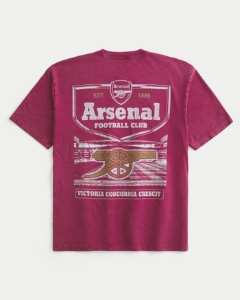 Men's Arsenal Football Club Graphic Tee | Men's Tops | HollisterCo.com