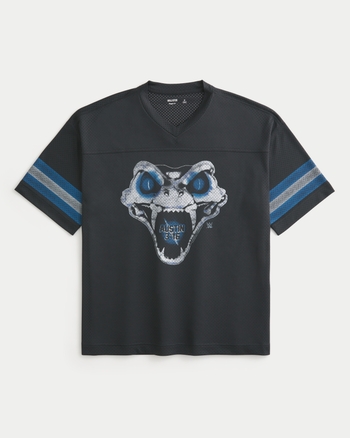 Men's Baggy Stone Cold Steve Austin Graphic Football Jersey | Men's ...