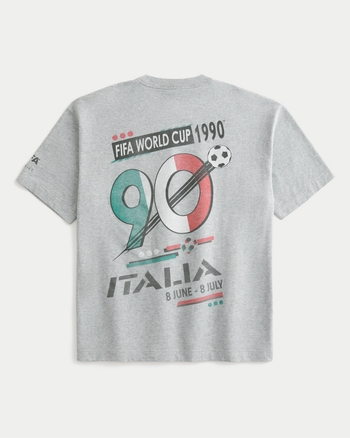 Men's Boxy Heavyweight FIFA World Cup Italia Graphic Tee | Men's Sale ...