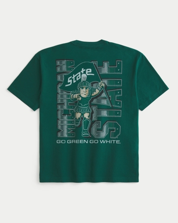 Men's Boxy Michigan State University Graphic Tee | Men's Tops ...