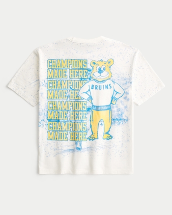 Men's Boxy Paint Splatter UCLA Bruins Graphic Tee | Men's Graphics Shop ...