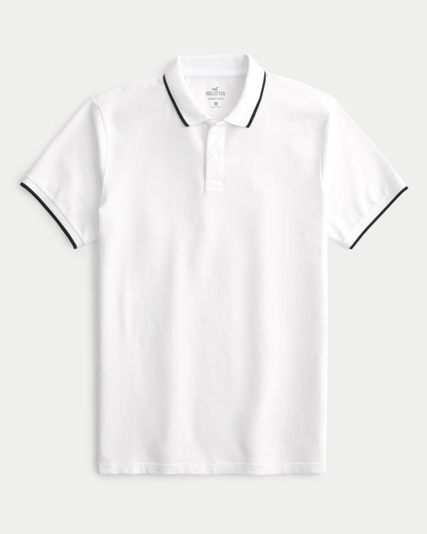 Men's Polo Shirts - Stretch Fit & Striped Polos | Hollister Co.
