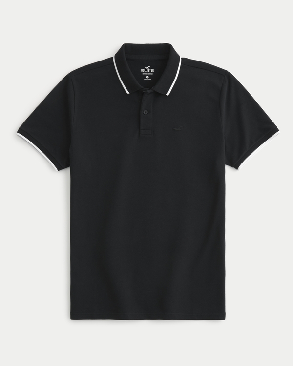 Men's Polo Shirts - Stretch Fit & Striped Polos | Hollister Co.