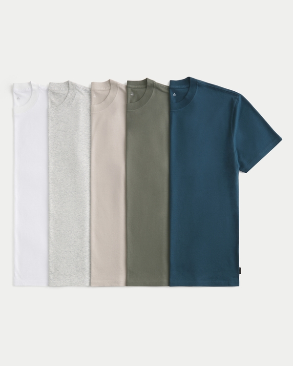 Mens Multipack T Shirts Short Long Sleeve Hollister Co