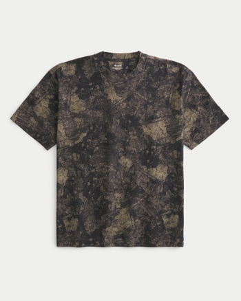 Men's Boxy Heavyweight Camo Crew T-Shirt | Men's New Arrivals ...