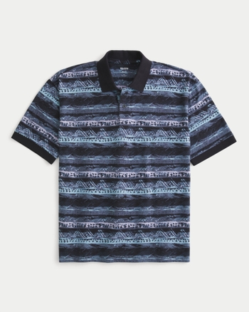 Men's Boxy Pattern Polo | Men's Clearance | HollisterCo.com