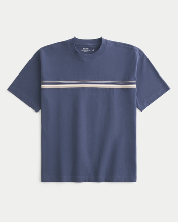 Men's Boxy Heavyweight Tape Crew T-Shirt | Men's New Arrivals ...