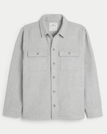 Men's Cozy Shacket | Men's Clearance | HollisterCo.com