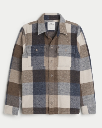 Men's Cozy Shacket | Men's Select Styles On Sale | HollisterCo.com
