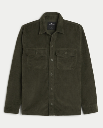 Men's Corduroy Shacket | Men's HCo Men's NWU | HollisterCo.com