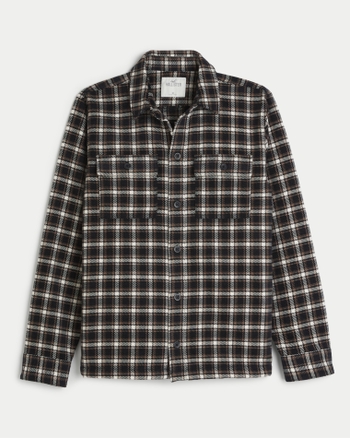 Men's Twill Shacket | Men's Up To 30% Off Select Spring Styles ...