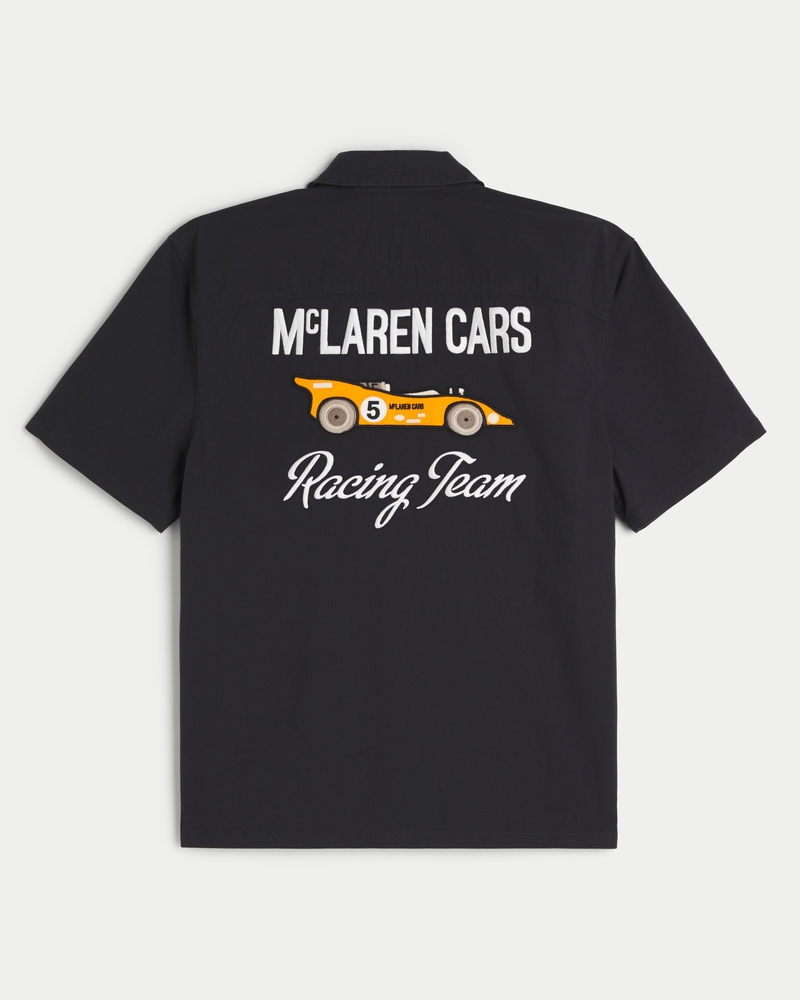 Men's Boxy McLaren Graphic Workwear Shirt | Men's Tops | HollisterCo.com