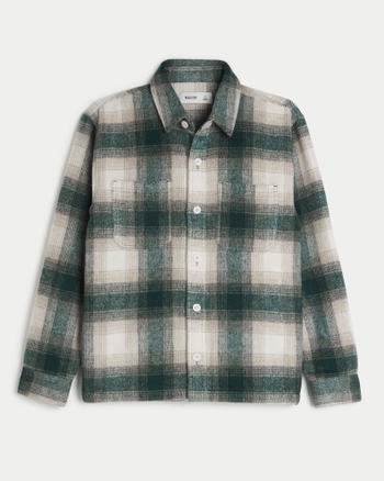 Hommes Veste-chemise brossée douillette | Hommes Nouveautés ...