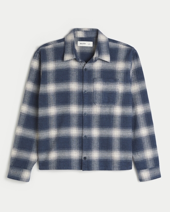 Men's Boxy Flannel Shirt | Men's New Arrivals | HollisterCo.com